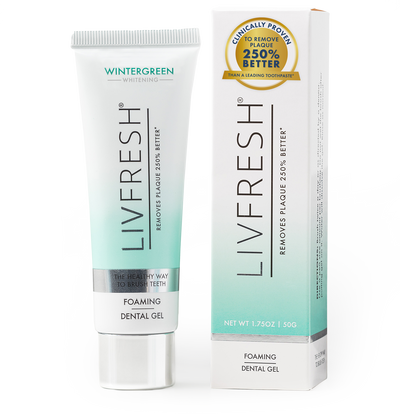 LIVFRESH Dental Gel | Best Dental Plaque Removal Toothpaste