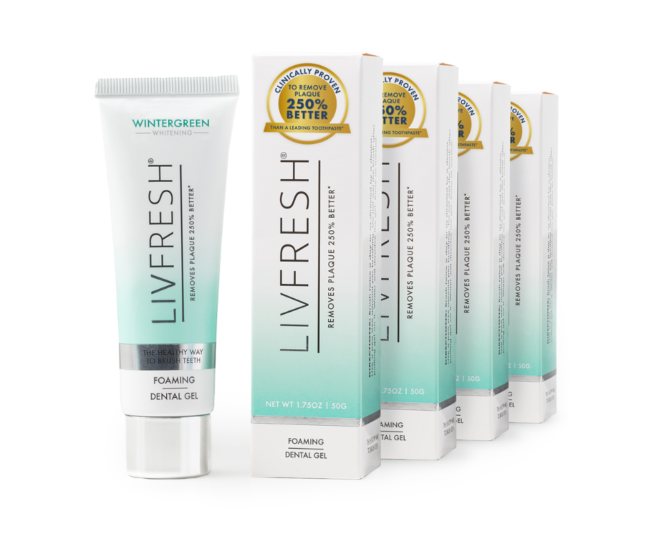 LIVFRESH Wintergreen Dental Gel Toothpaste